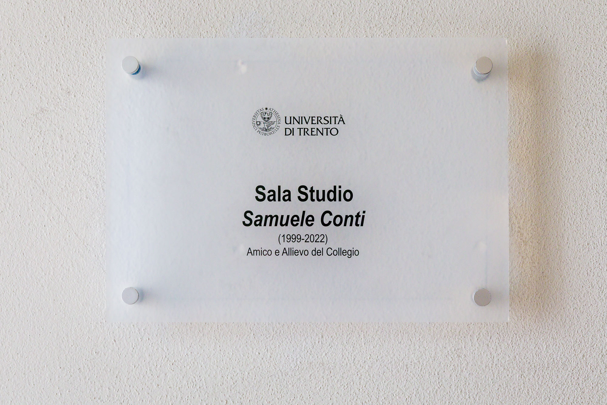 Università di Trento, una sala studio del Collegio Clesio dedicata a ...